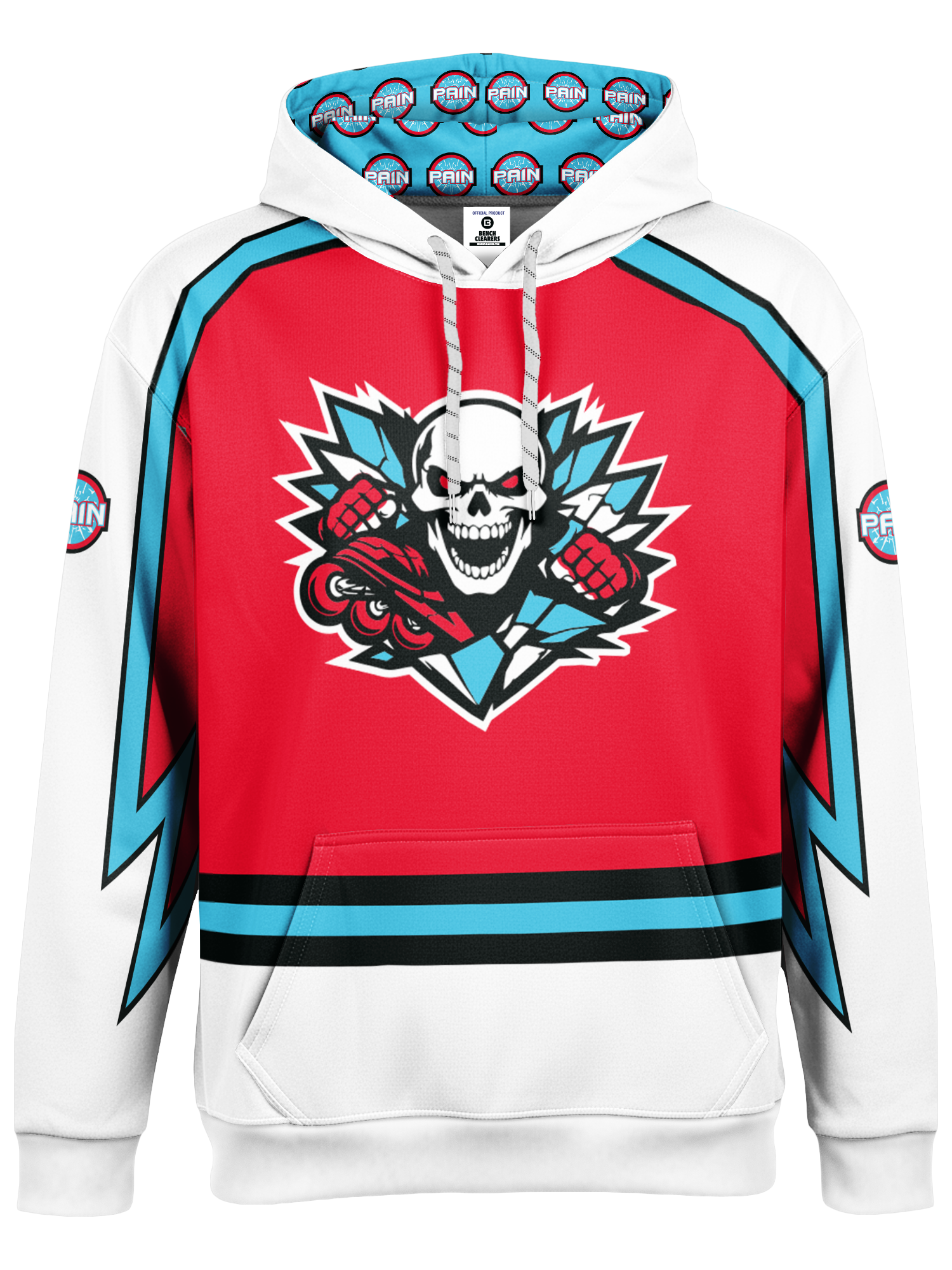 Glass City Pain Alternate XRHL Hockey Hoodie | BenchClearers – Bench ...
