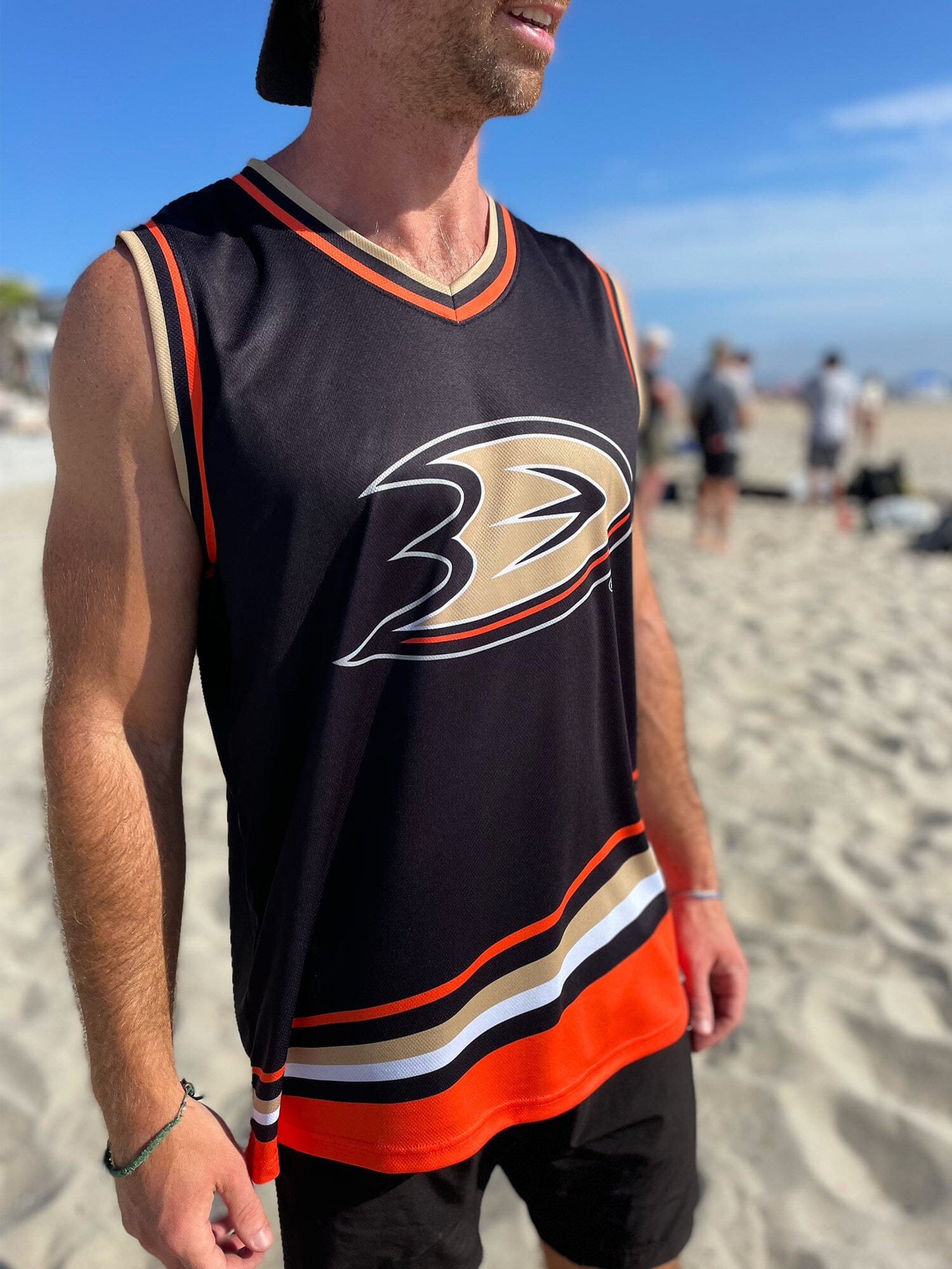 Anaheim Ducks Hockey Tank – Bench Clearers