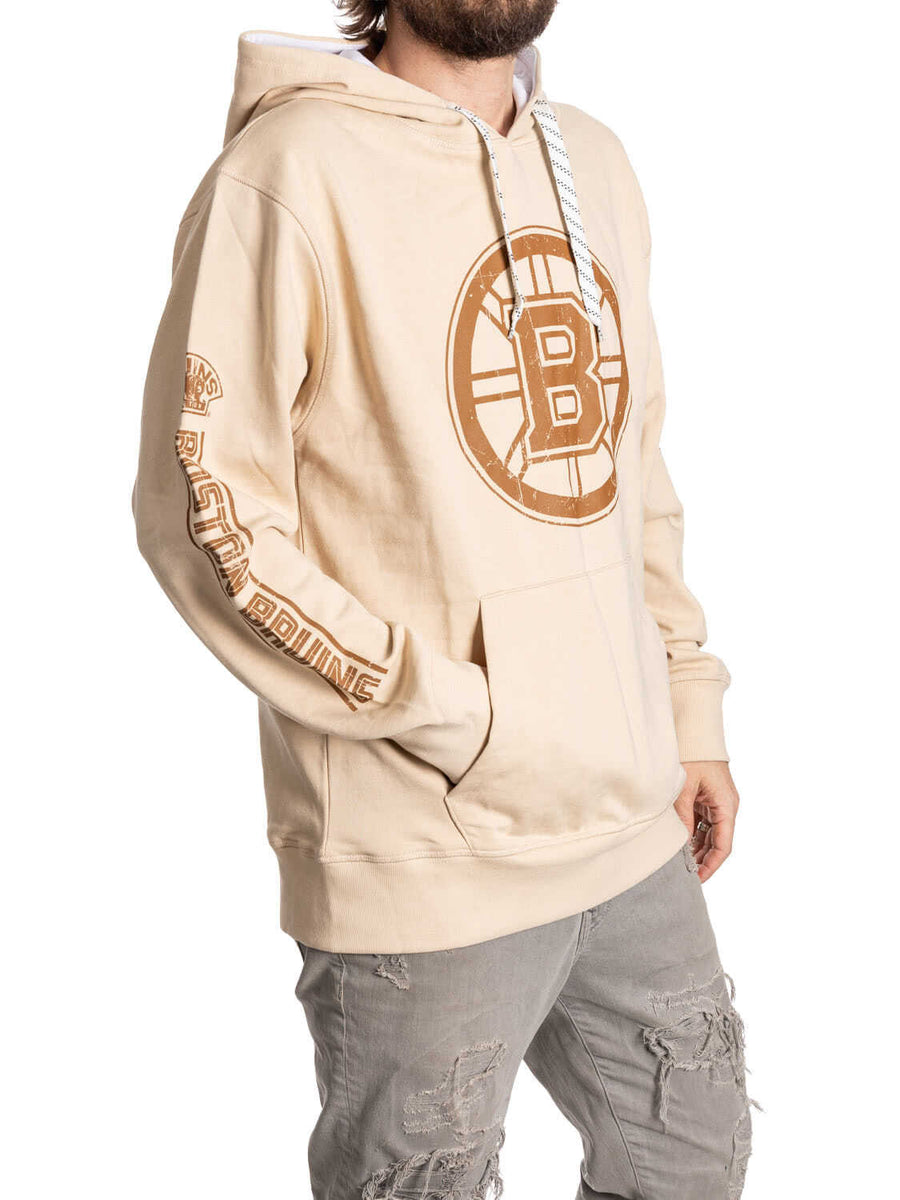 Boston Bruins Oatmeal Hockey Hoodie – Bench Clearers