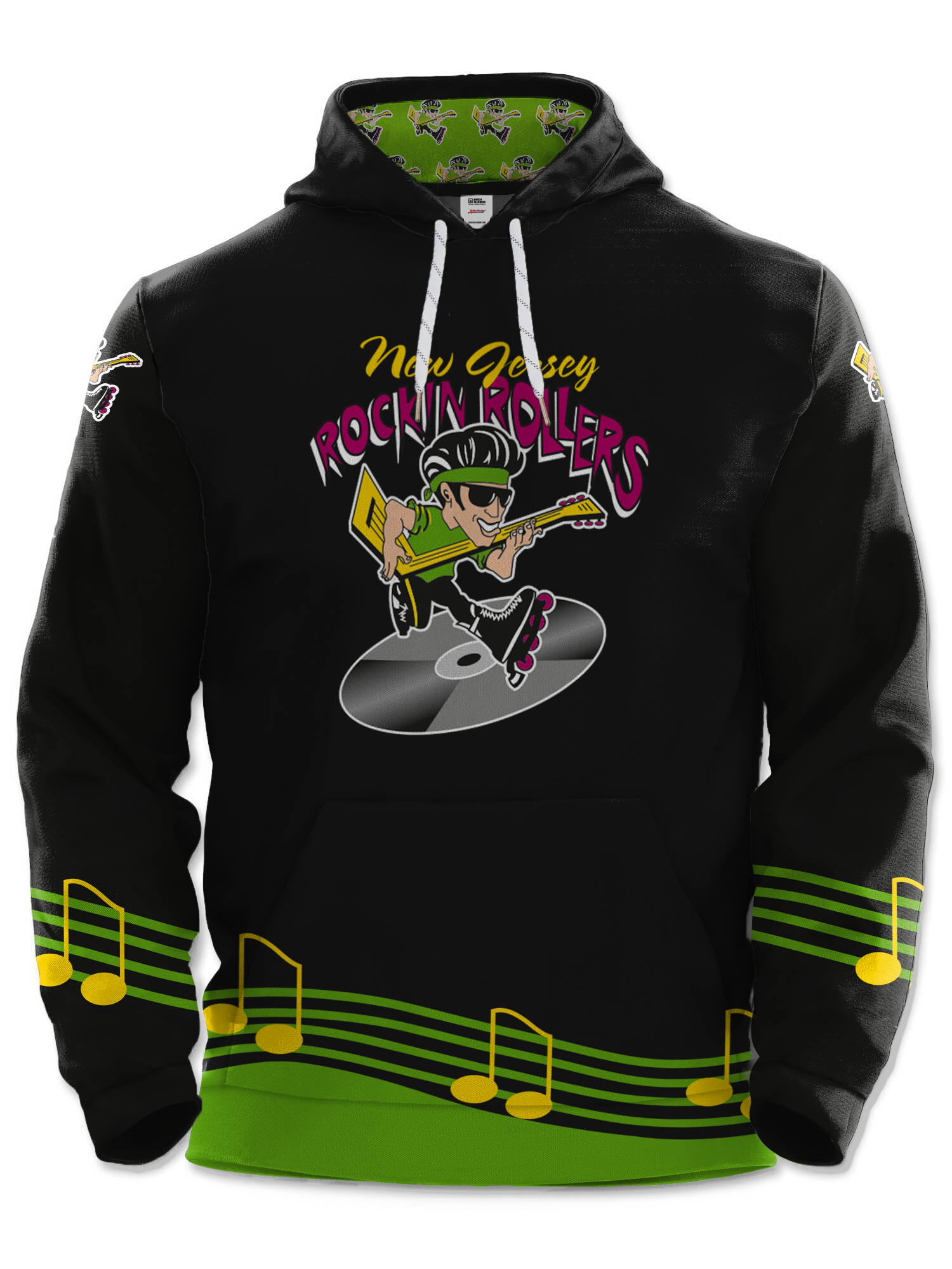 New Jersey Rockin' Rollers Hockey Hoodie | BenchClearers – Bench Clearers