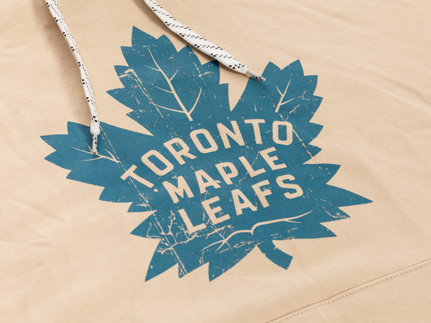Toronto Maple Leafs Oatmeal Hockey Hoodie – Bench Clearers