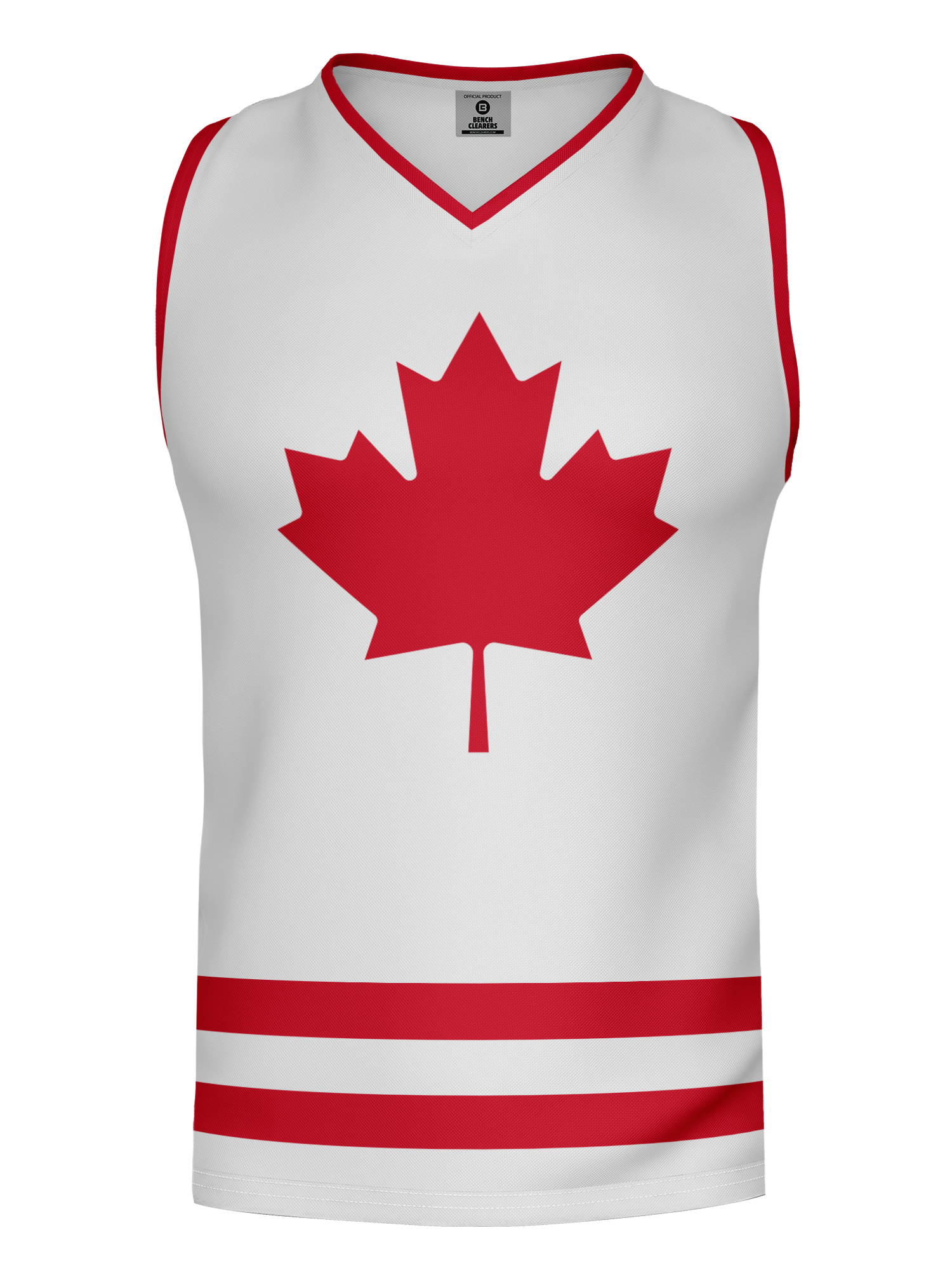 Canada Nations 2026 Away Hockey Tank – Bench Clearers
