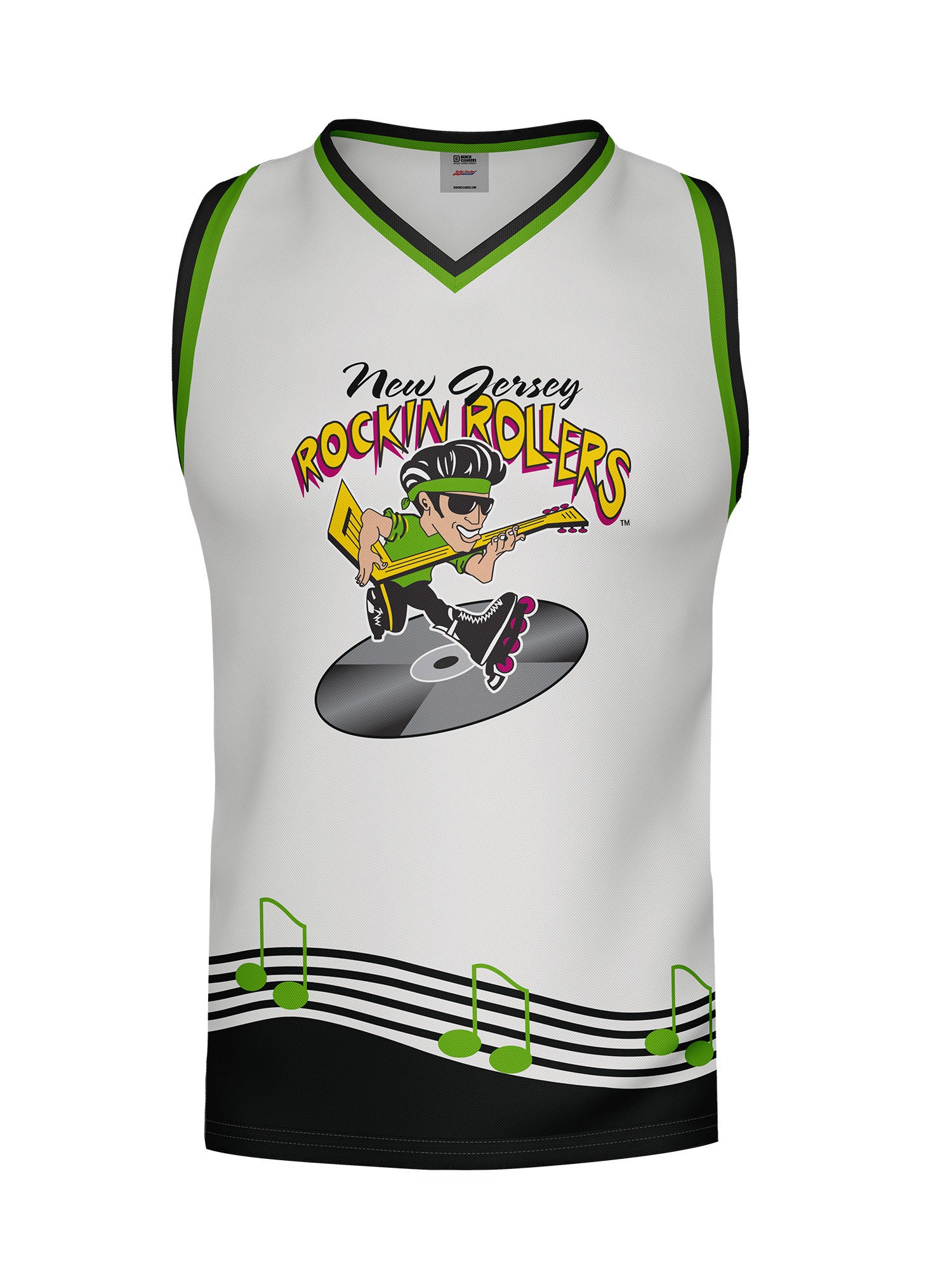 New Jersey Rockin' Rollers Away Hockey Tank – Bench Clearers