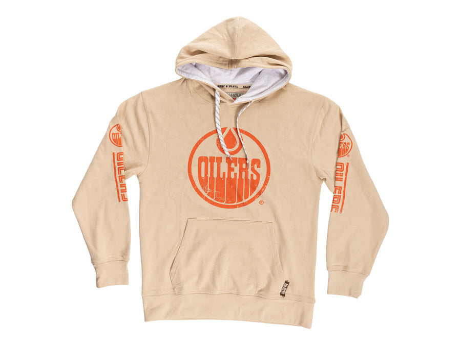 Edmonton Oilers Oatmeal Hockey Hoodie – Bench Clearers